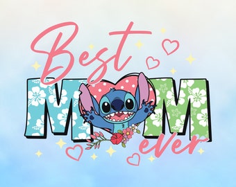 Floral Stitch Mom Happy Mothers Day, Mama PNG Sublimation Design ...