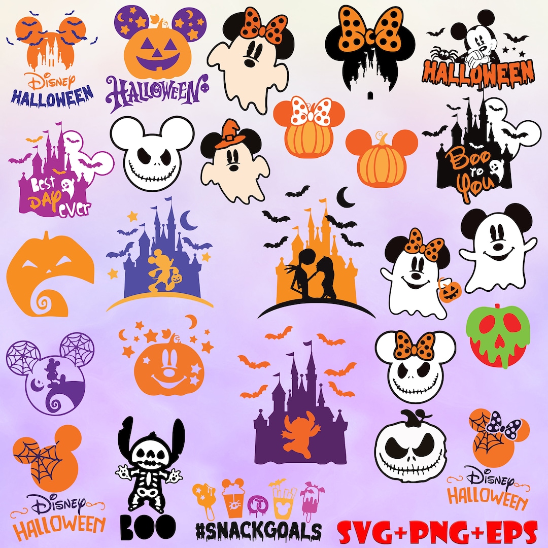 Halloween Svg Png Bundle, Bundle Halloween Mouse Png, Halloween ...