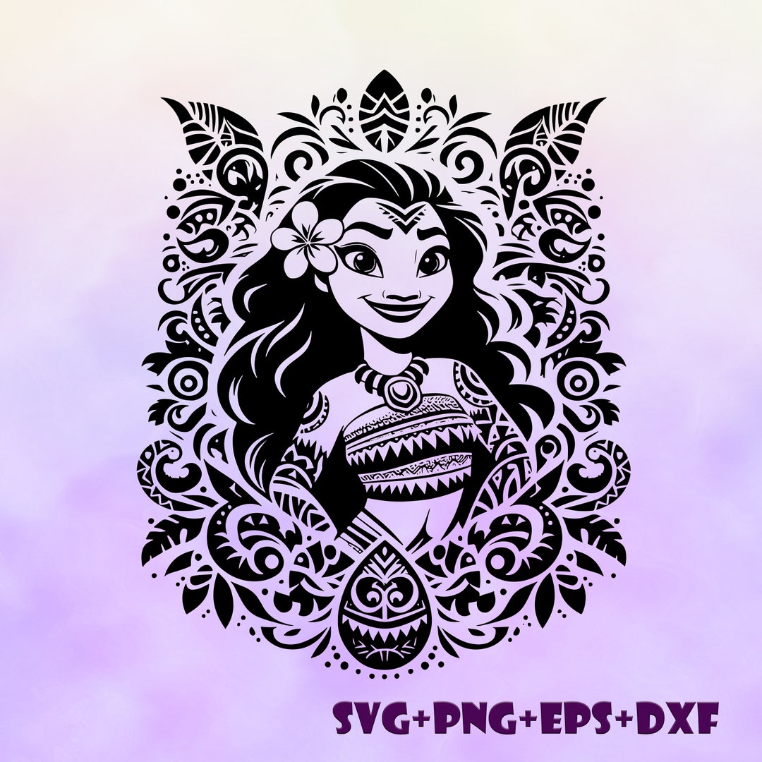 Moana Svg, Enchanted Rose Svg, Mandala Svg, Archivos de corte de ...