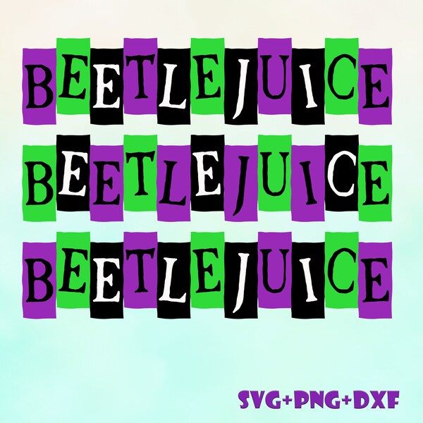 Beetlejuice Svg - Etsy