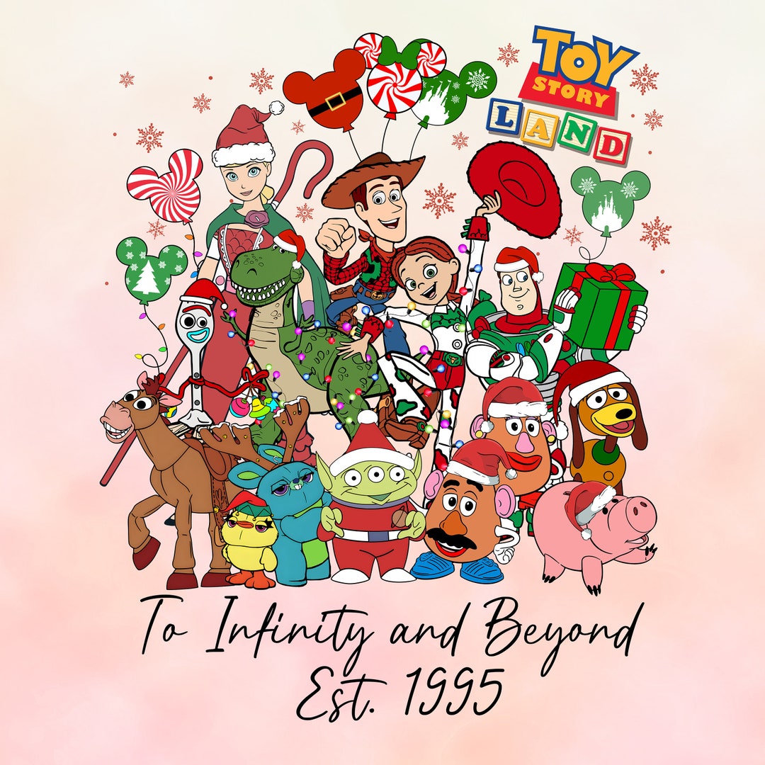 Merry Christmas Toy Story PNG, Merry Christmas Png, Christmas Squad Png ...
