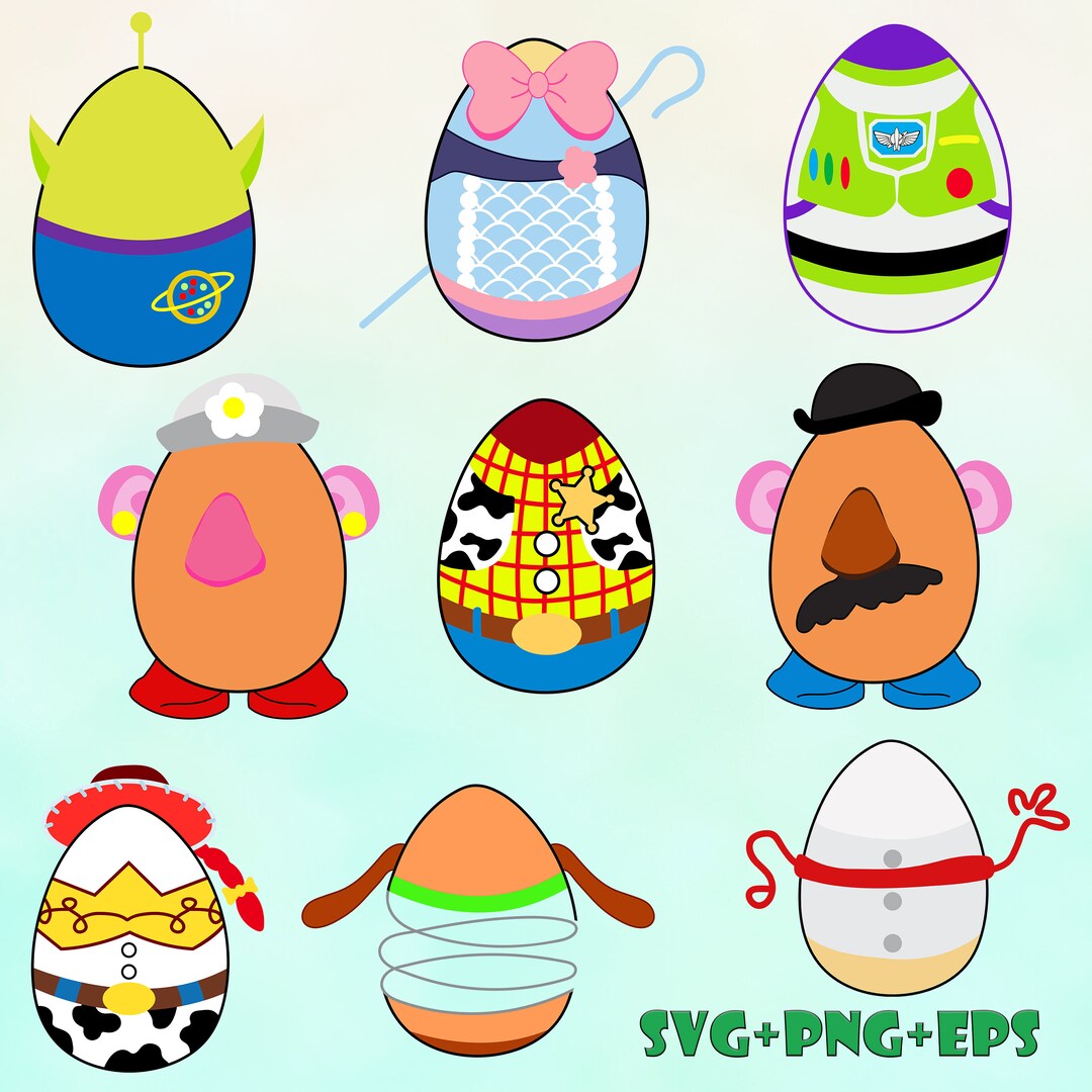 Toy Story Happy Easter Eggs SVG, Woody Buzz Svg, Bunny Toy Magic Svg ...