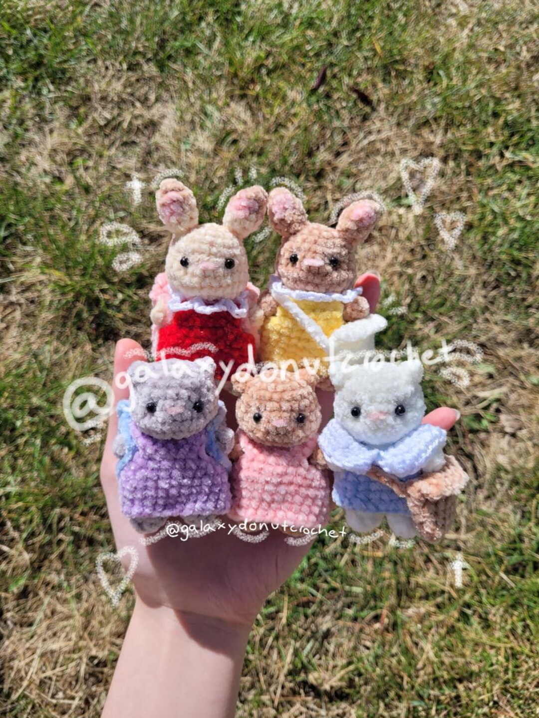 Sylvanian Families Crochet Cute Plush Keychains Collectable Plushie ...