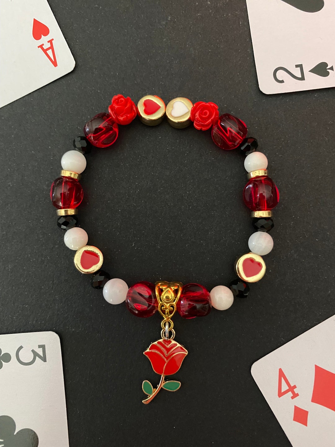 Twisted Wonderland-inspired Bracelet: Heartslabyul - Etsy