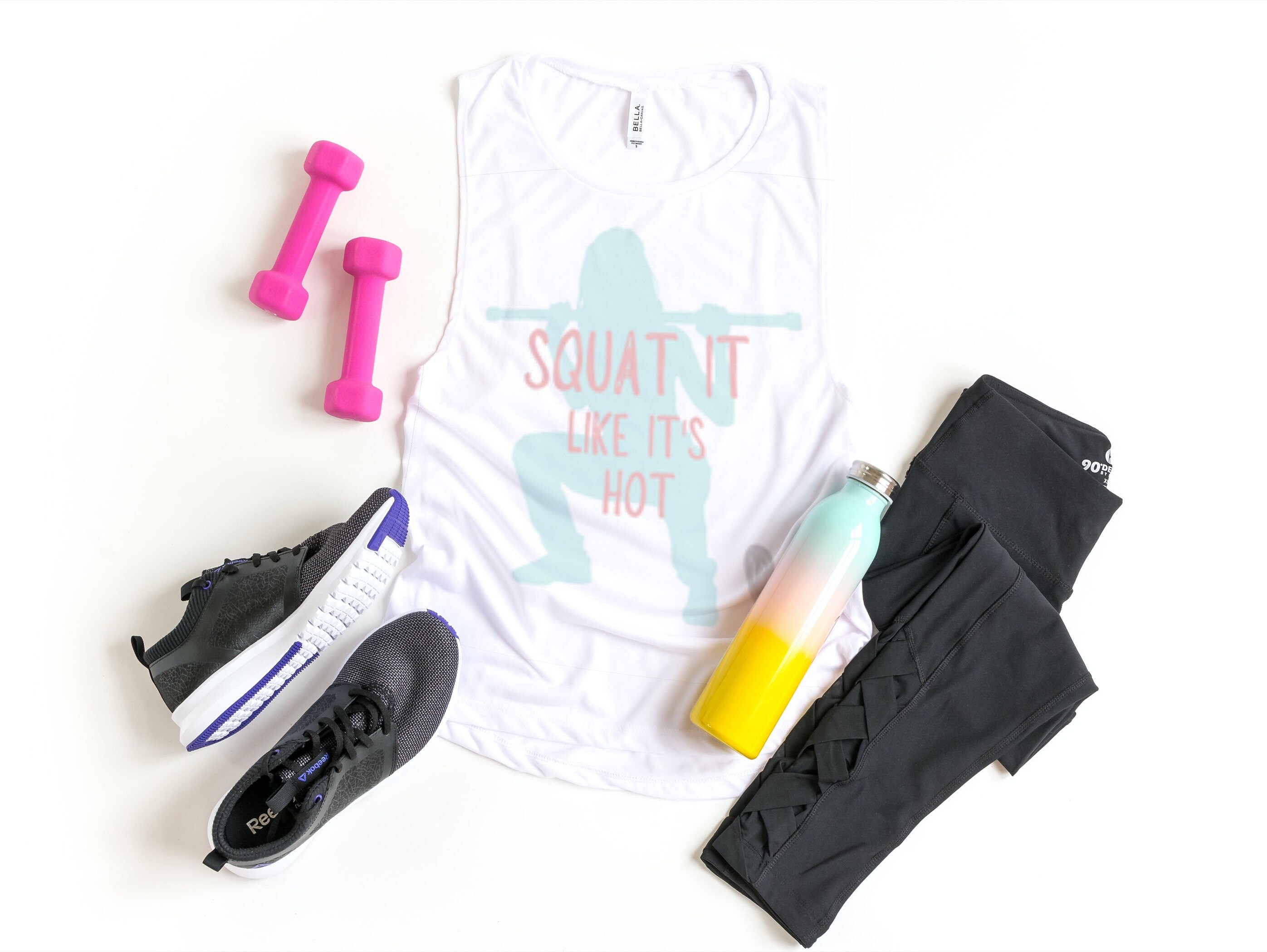 Squat It Like It's Hot SVG File for Gym Apparel, Exercise, or Workout Motivation. Fitness PNG - Etsy