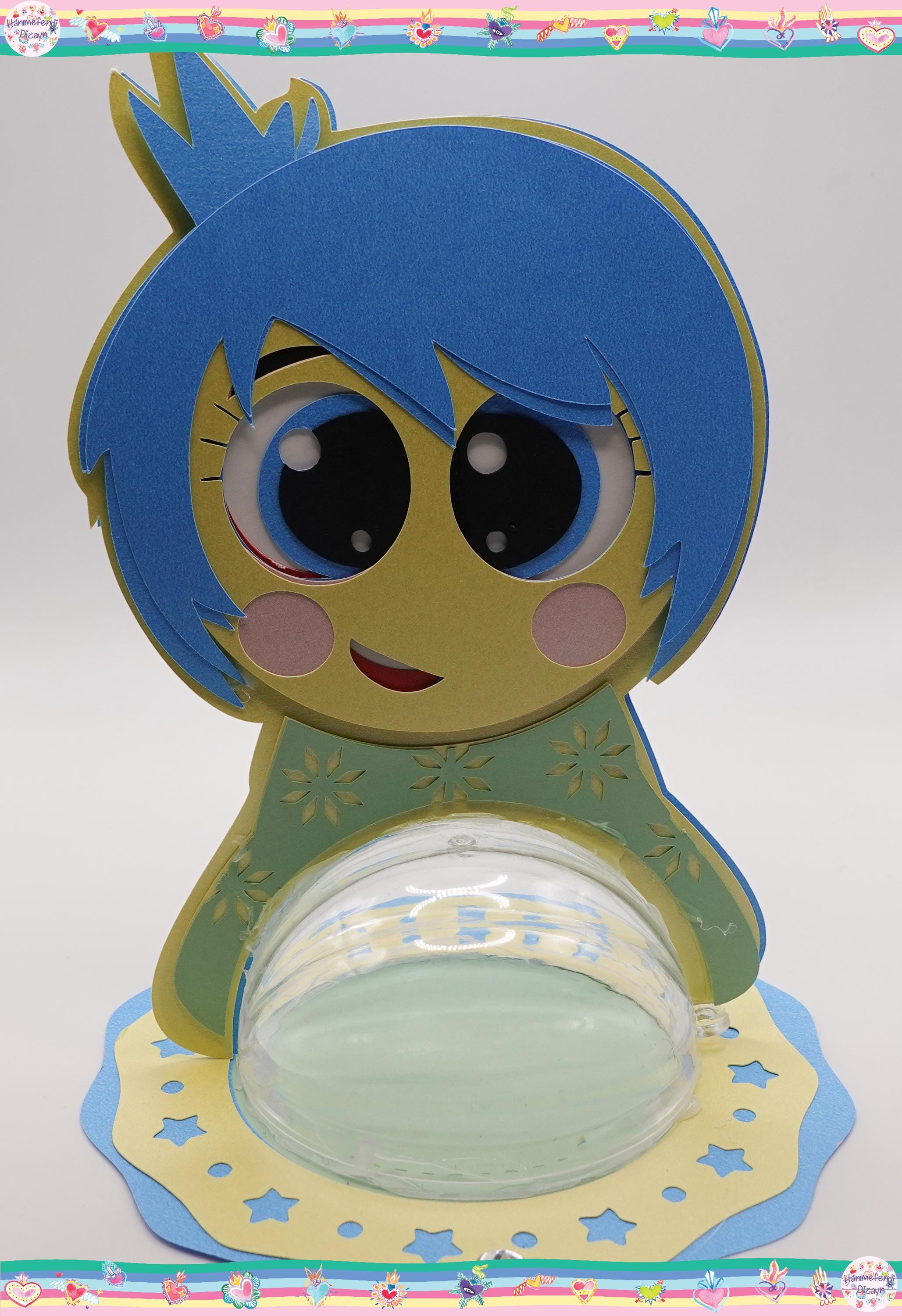 DIGITAL File Joy - Emotions Candy Holder JOY / Dome Size 8cm/ SVG / Png ...