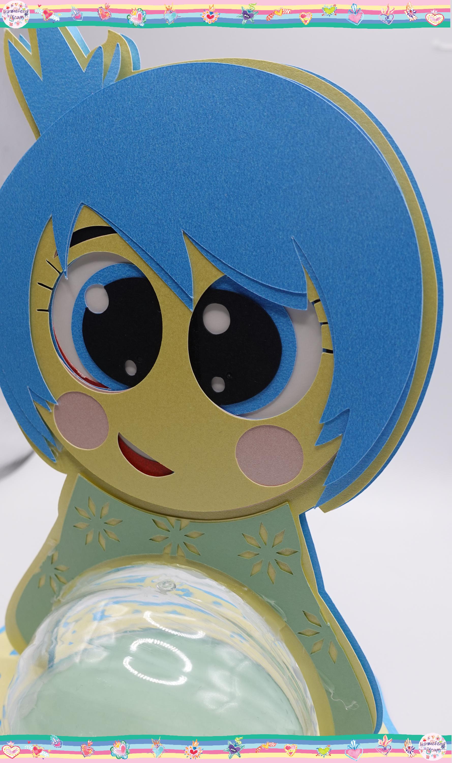 DIGITAL File Joy - Emotions Candy Holder JOY / Dome Size 8cm/ SVG / Png ...