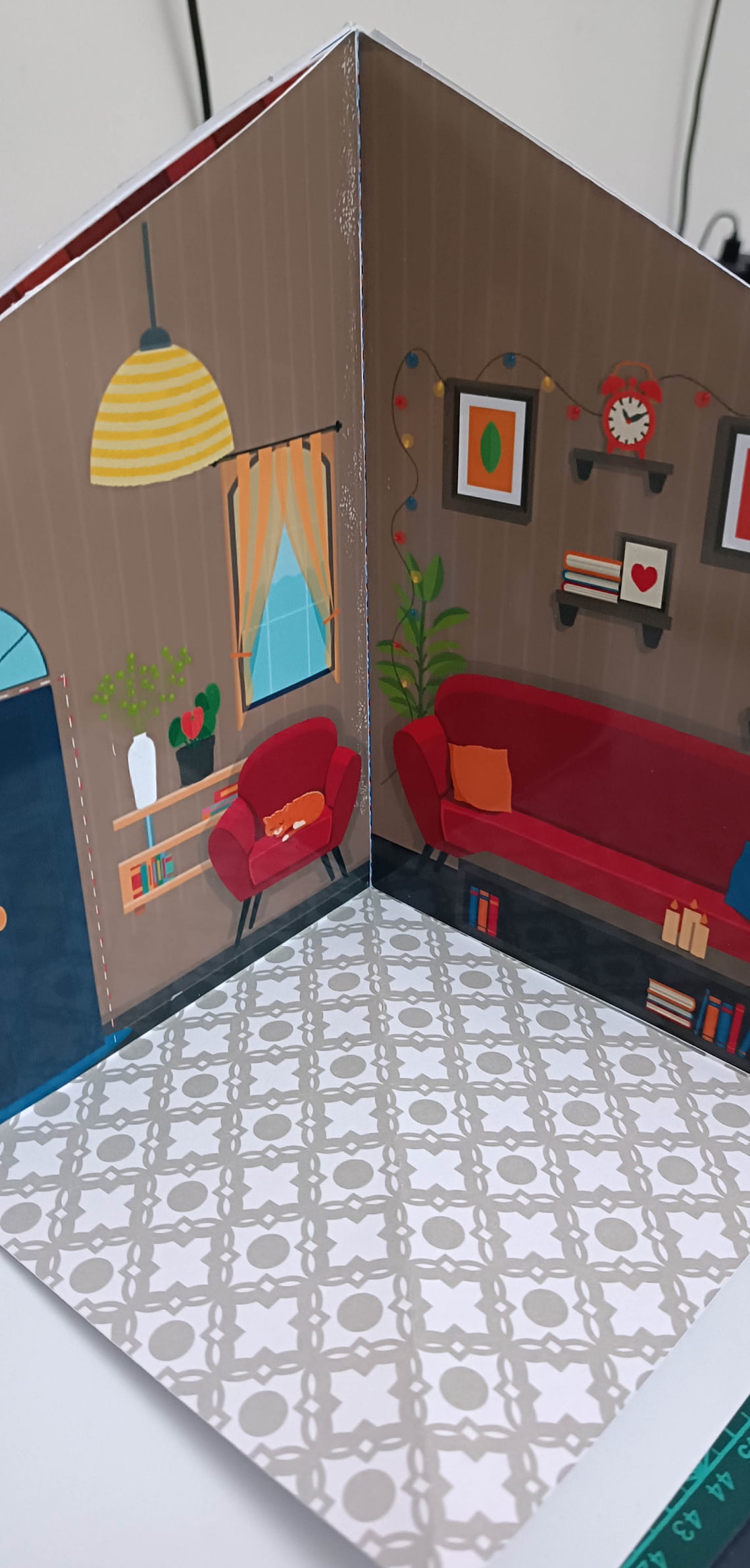 Paper Doll House Printable Paper Doll Busy Book Quiet Book Cut and File ...