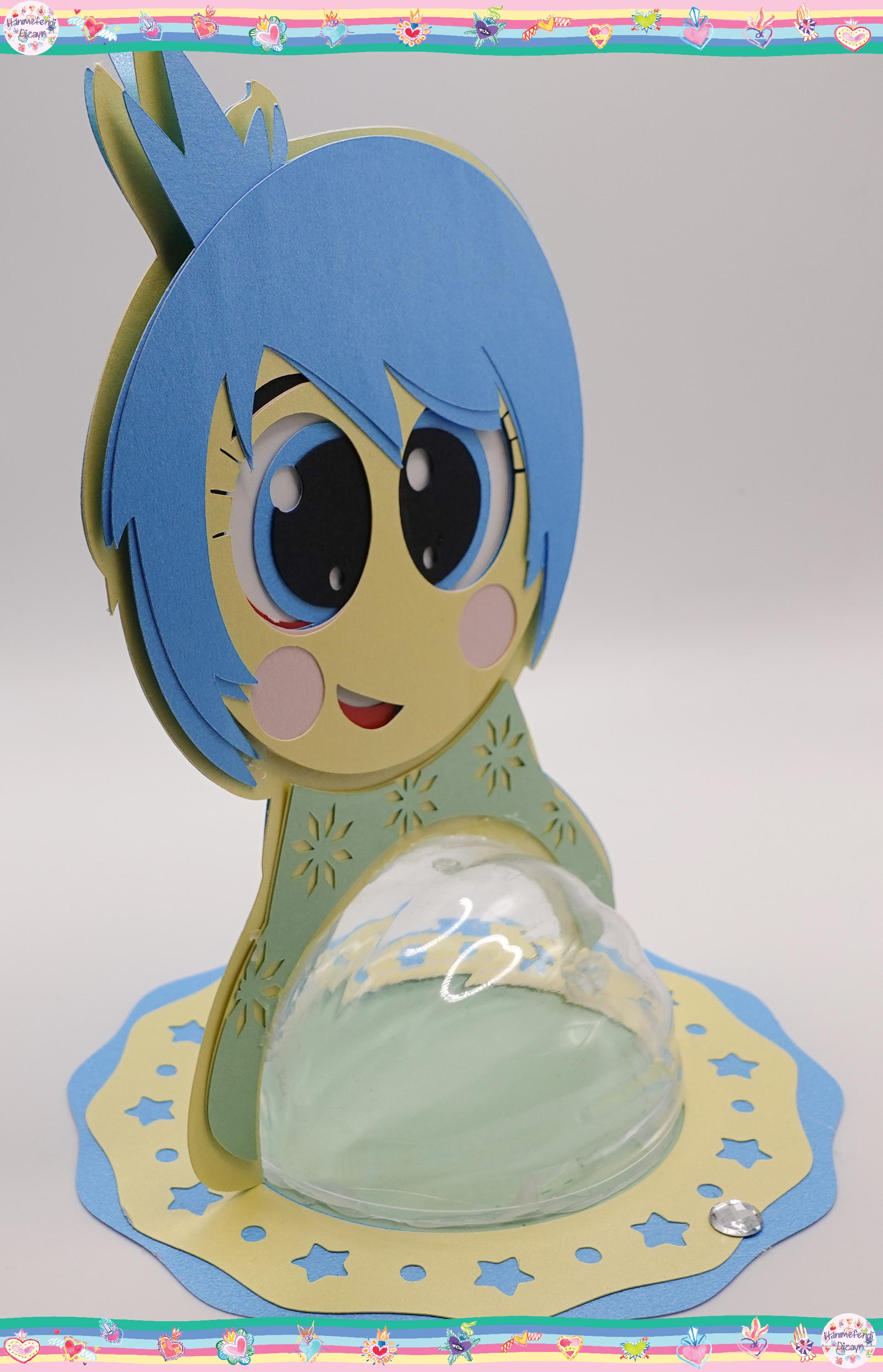 DIGITAL File Joy - Emotions Candy Holder JOY / Dome Size 8cm/ SVG / Png ...