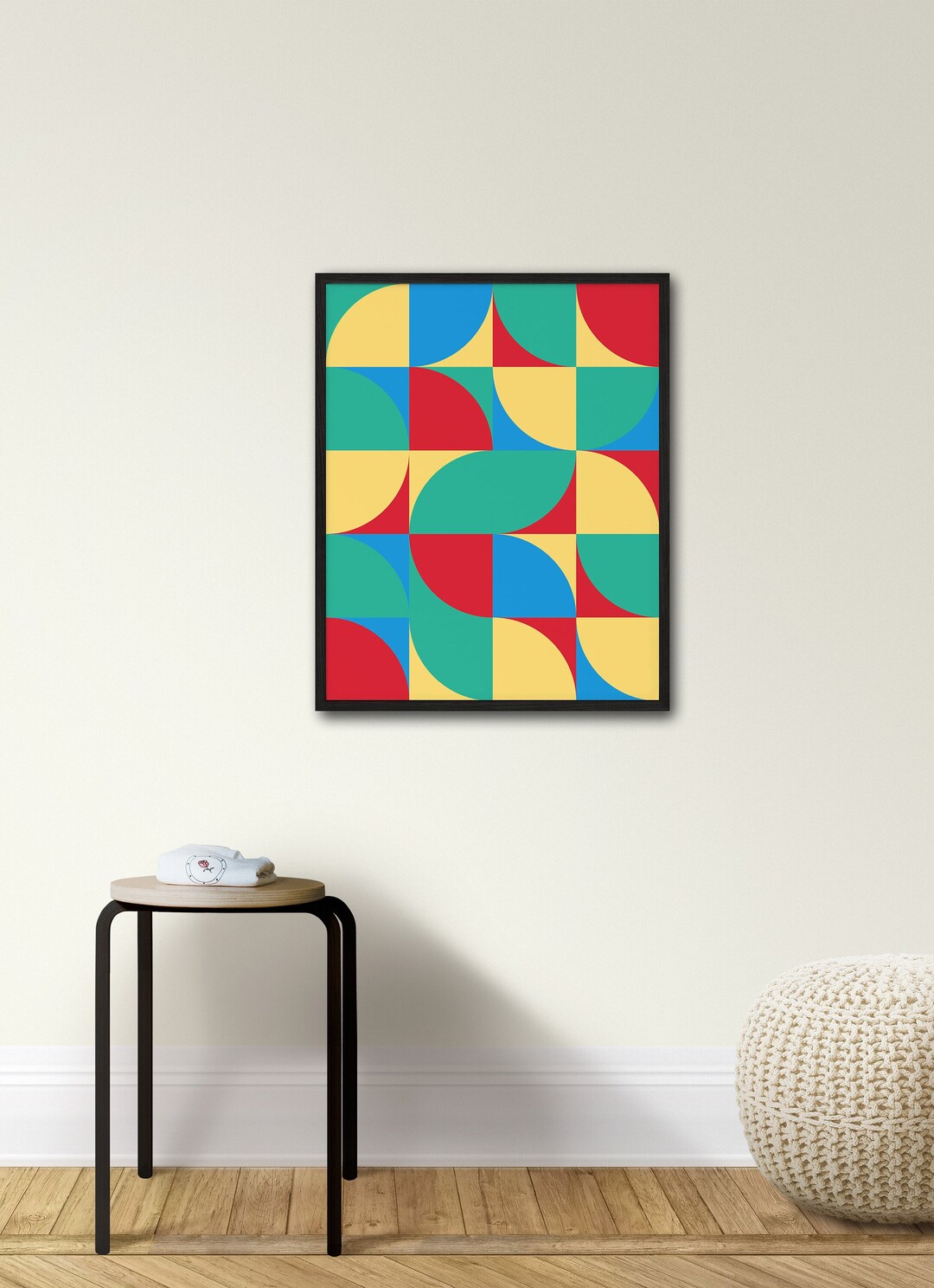 Simple Geometric Wall Office Poster - Etsy