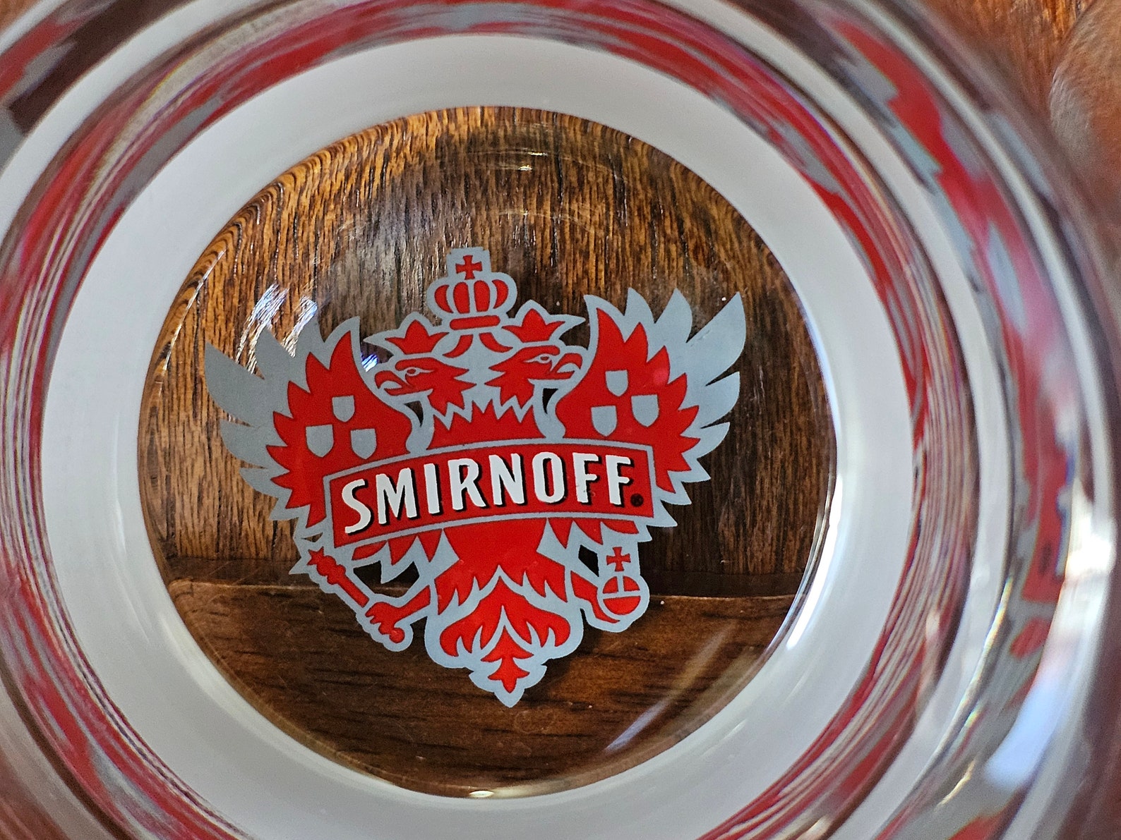 4 Smirnoff Vodka Glasses With Frosted Weighted Base - Etsy