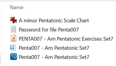Penta007 - Am Pentatonic Guitar Scale - Warm up , Practice and Speed ...