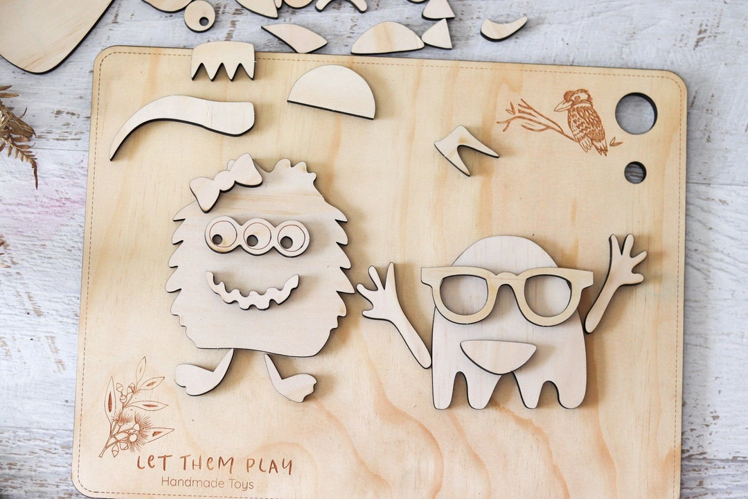 Let Them Play Toys Build A Monster Set - Etsy