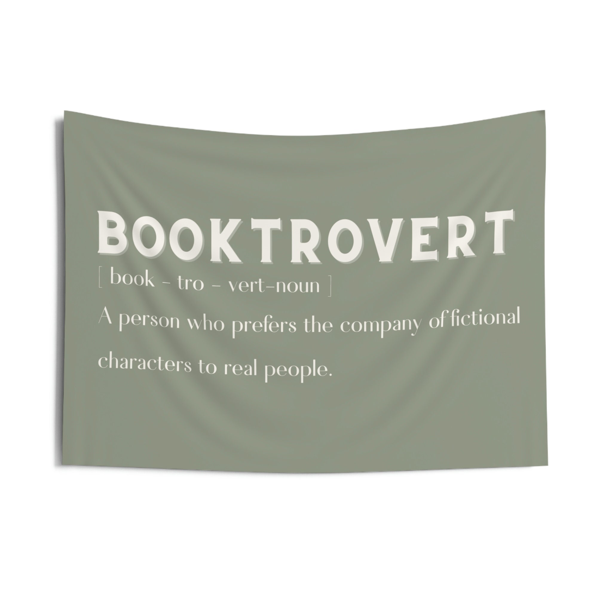 Booktrovert Wall Banner, Gifts for Readers, Book Lovers, Book Worm ...