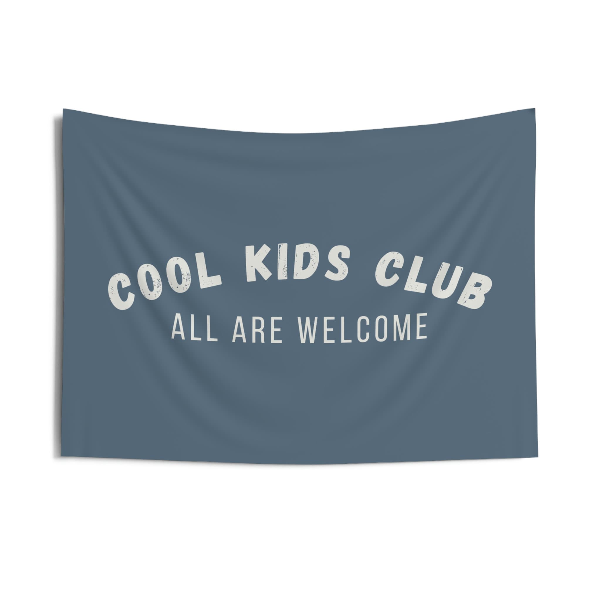 Cool Kids Club Wall Banner, Flag for Boy Room, Boy Room Wall Flag ...