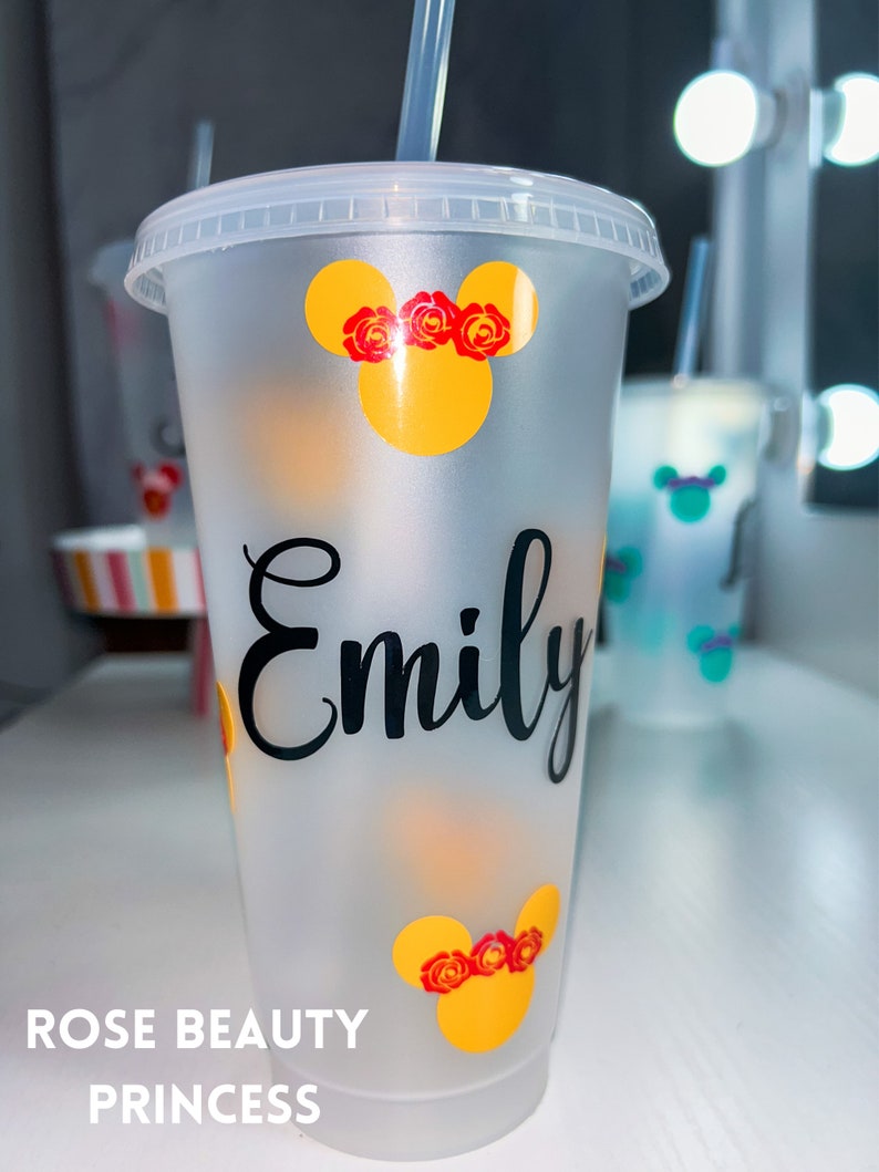 Disney Princess Reusable Cups Crown Collection - Etsy