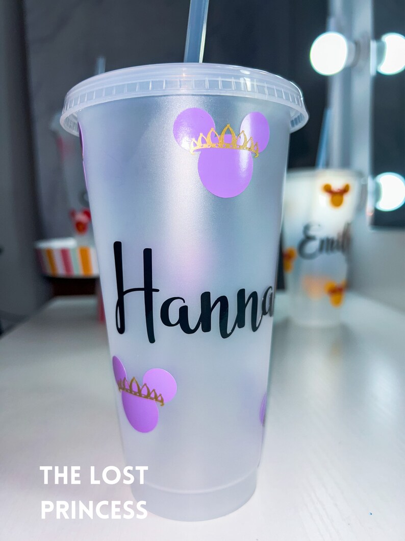 Disney Princess Reusable Cups Crown Collection - Etsy