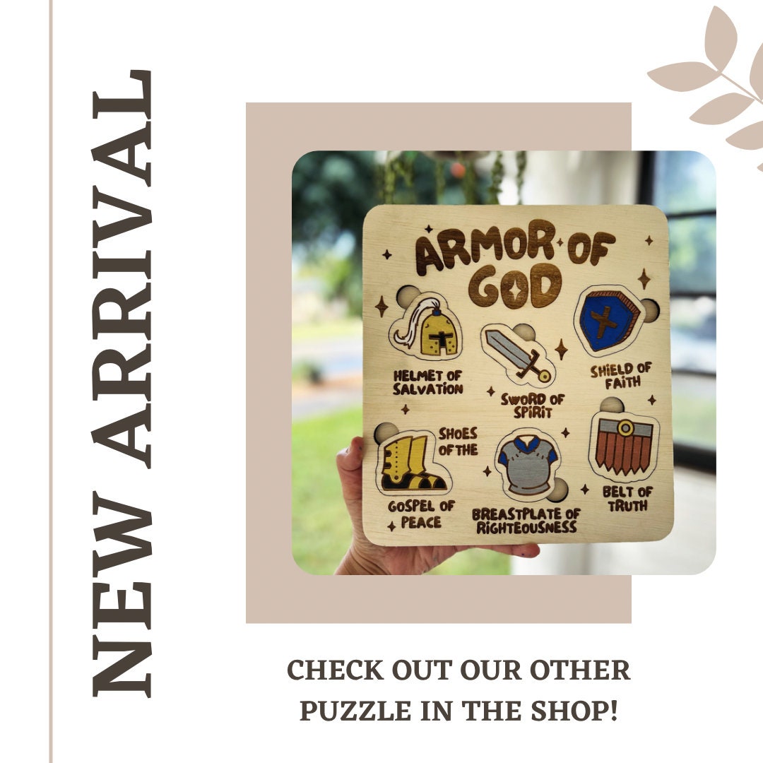 Fruit of the Spirit Puzzle for Kids Kids Ministry, Homeschool, Sunday ...