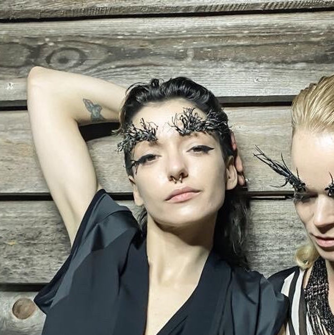 Cosplay Eyebrow Wig Glue-on Face Costume - Etsy