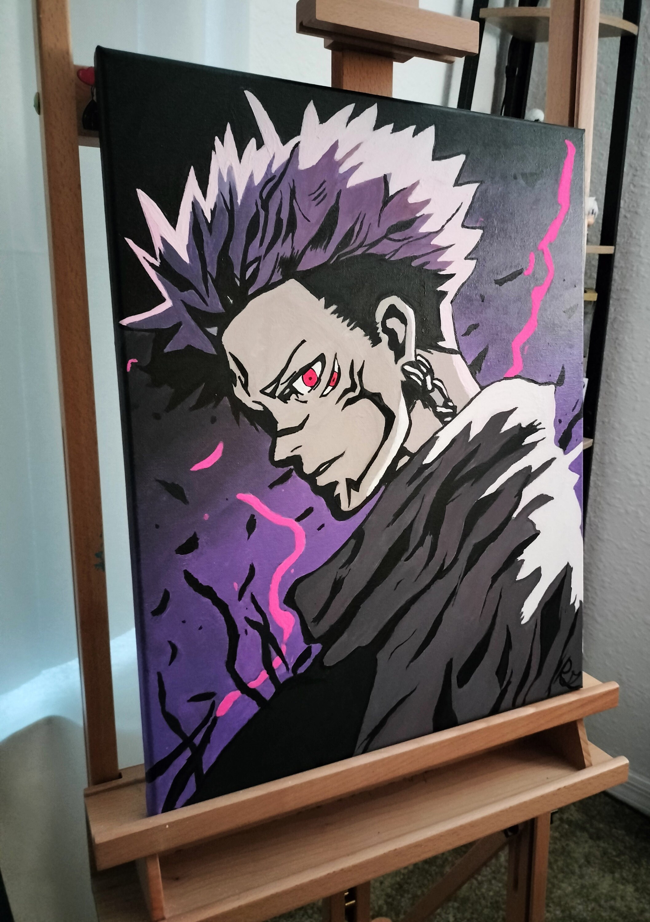 Jujutsu Kaisen Sukuna UV Painting - Etsy