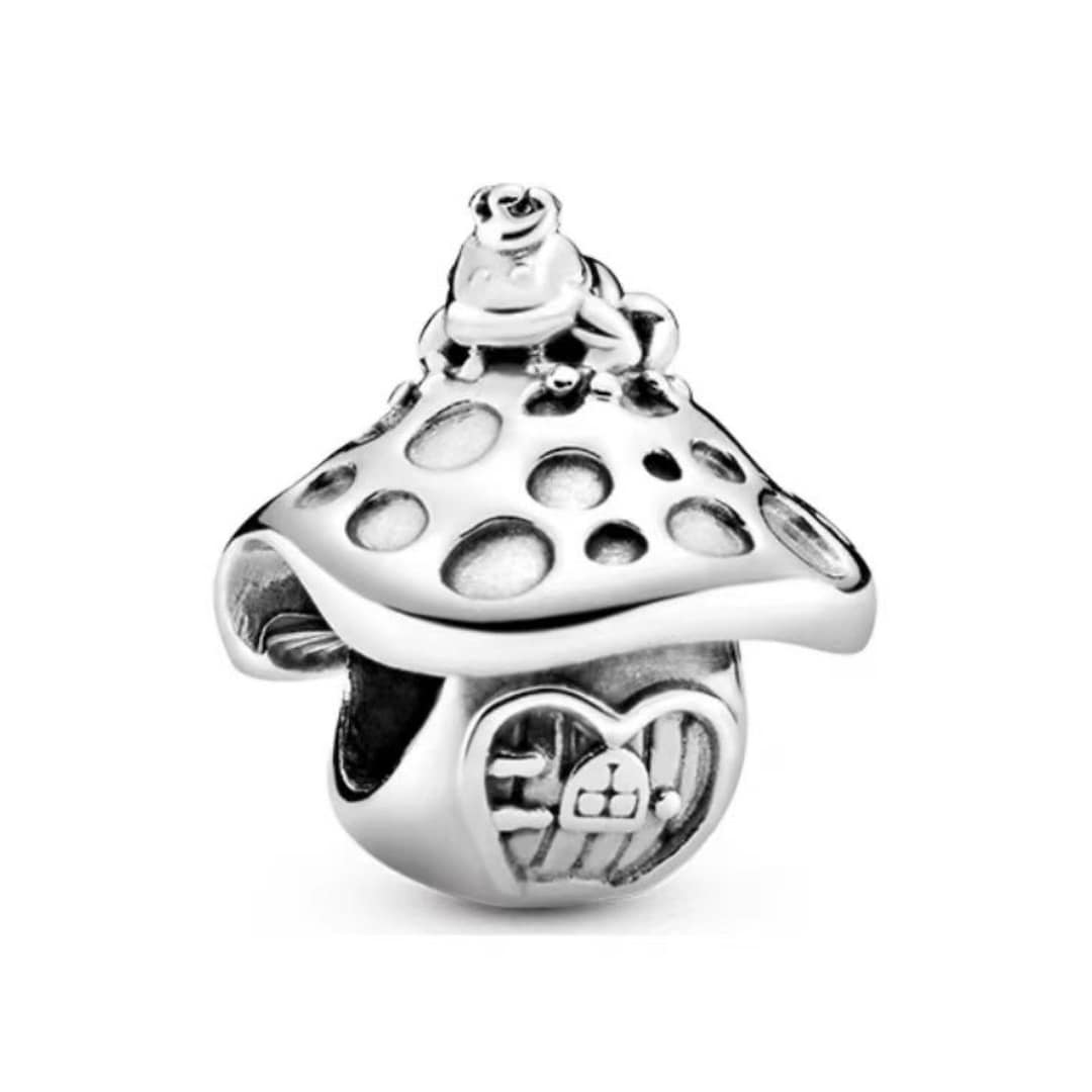 Authentic Pandora Mushroom House Sterling Silver Handmade Charm - Etsy