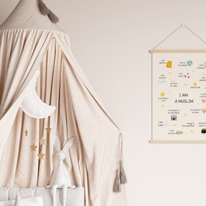 Islamic Affirmations Print, Positive Affirmations for Muslim Kids, I Am ...