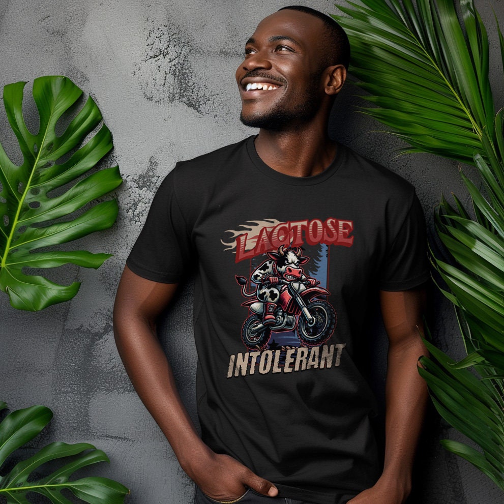 Lactose Intolerant Funny Cringy Gift for Friends T Shirt, Milk Free ...
