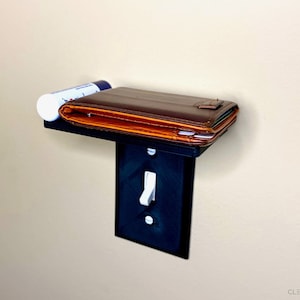 Light Switch Cover With Shelf | Decorative Wall Organizer | Multiple ...