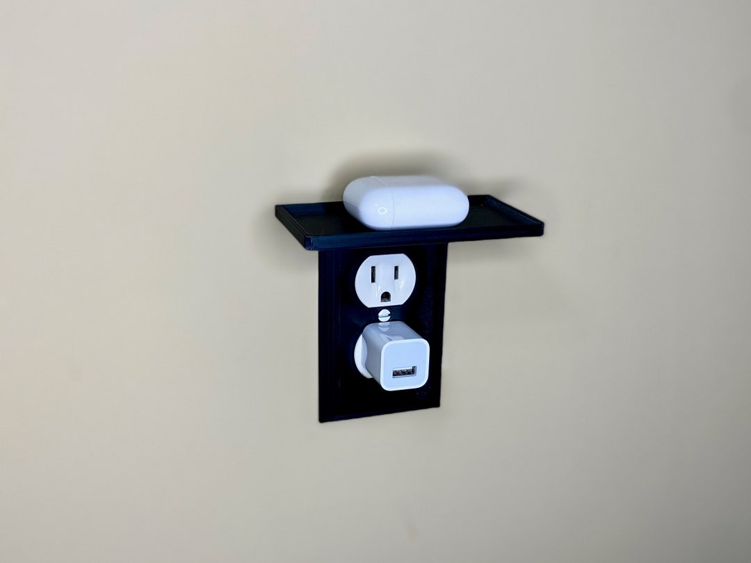 Outlet Switch Cover With Shelf | Decorative Wall Organizer | Multiple ...