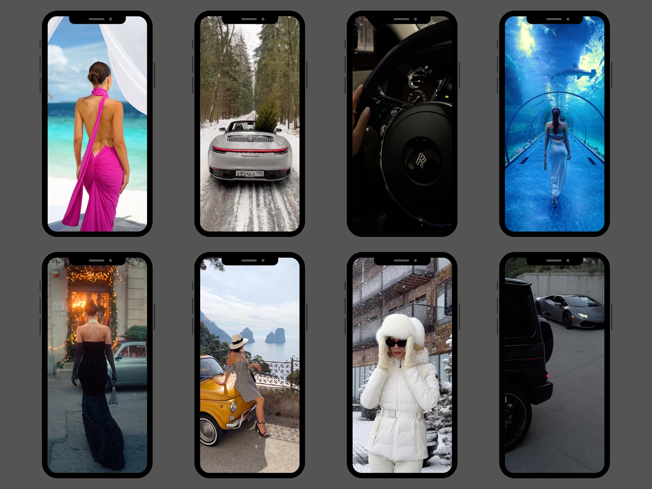 200 Rich Luxury Women Reels Luxury Women Reels for Instagram Travel ...