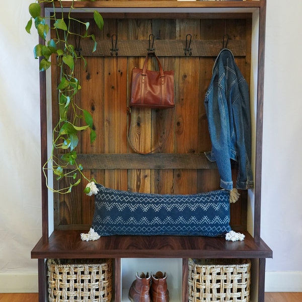 Rustic Hall Tree - Etsy