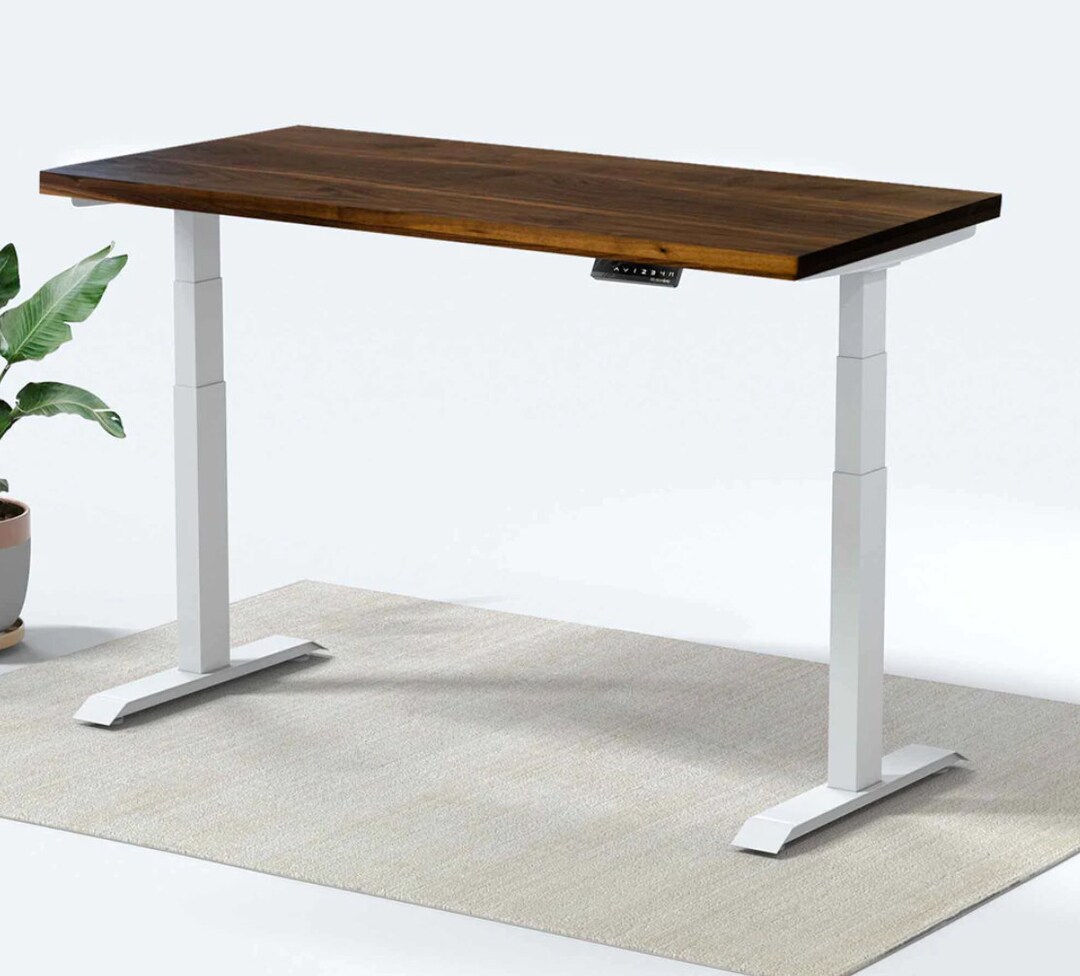 Solid Wood Electric Standing Desk - Various Woods and Sizes Available ...