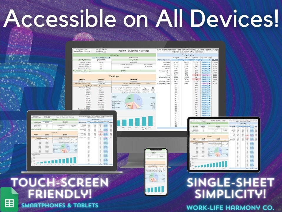 Budget Planner Google Sheets 2024 - Detailed Monthly Budget Planner ...