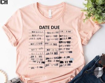 Library Due Date - Etsy