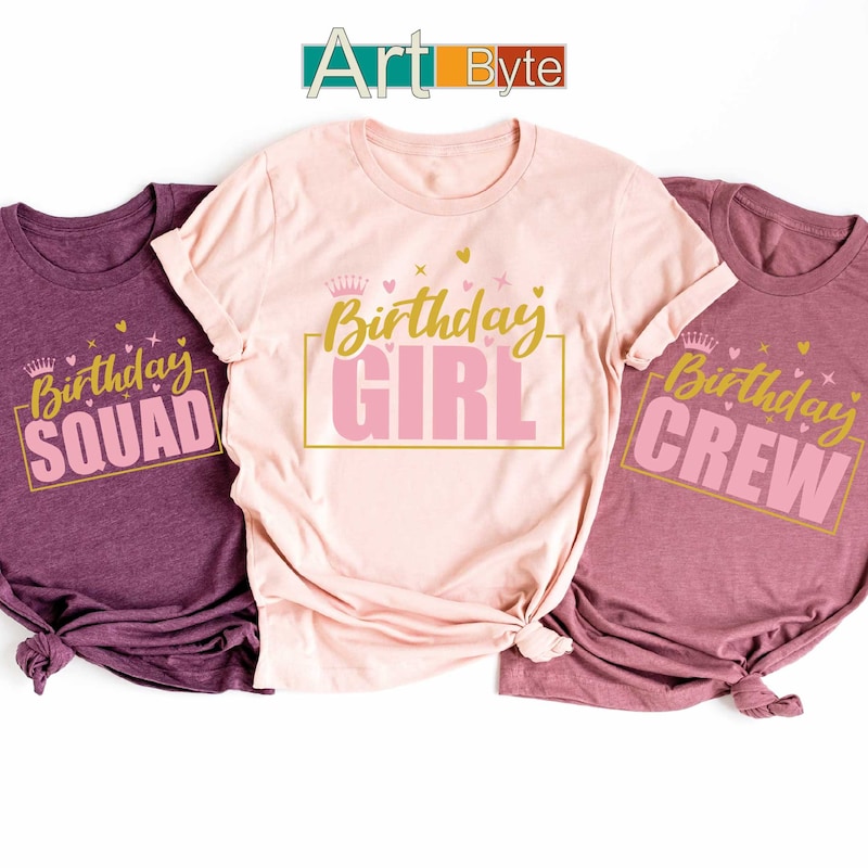 Birthday Squad Shirt - Etsy