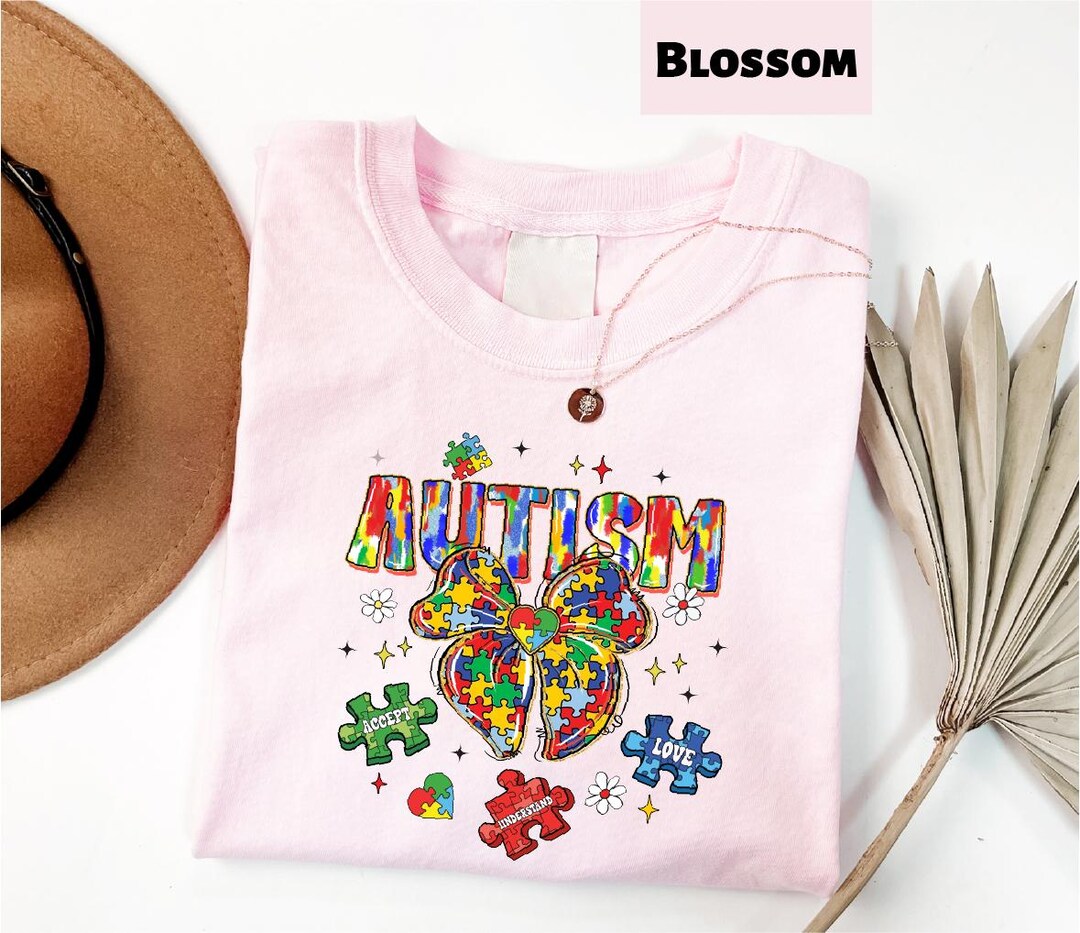 Colorful Autism Puzzle Shirt, Autism Shirt, Autism Mom Shirt ...