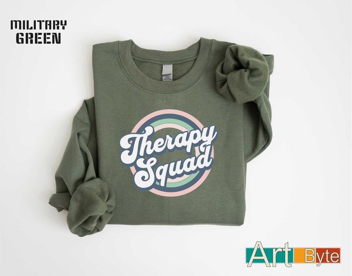 Therapy Squad Shirt, OT Sweatshirt, Therapy Shirt, Occupational Therapy ...