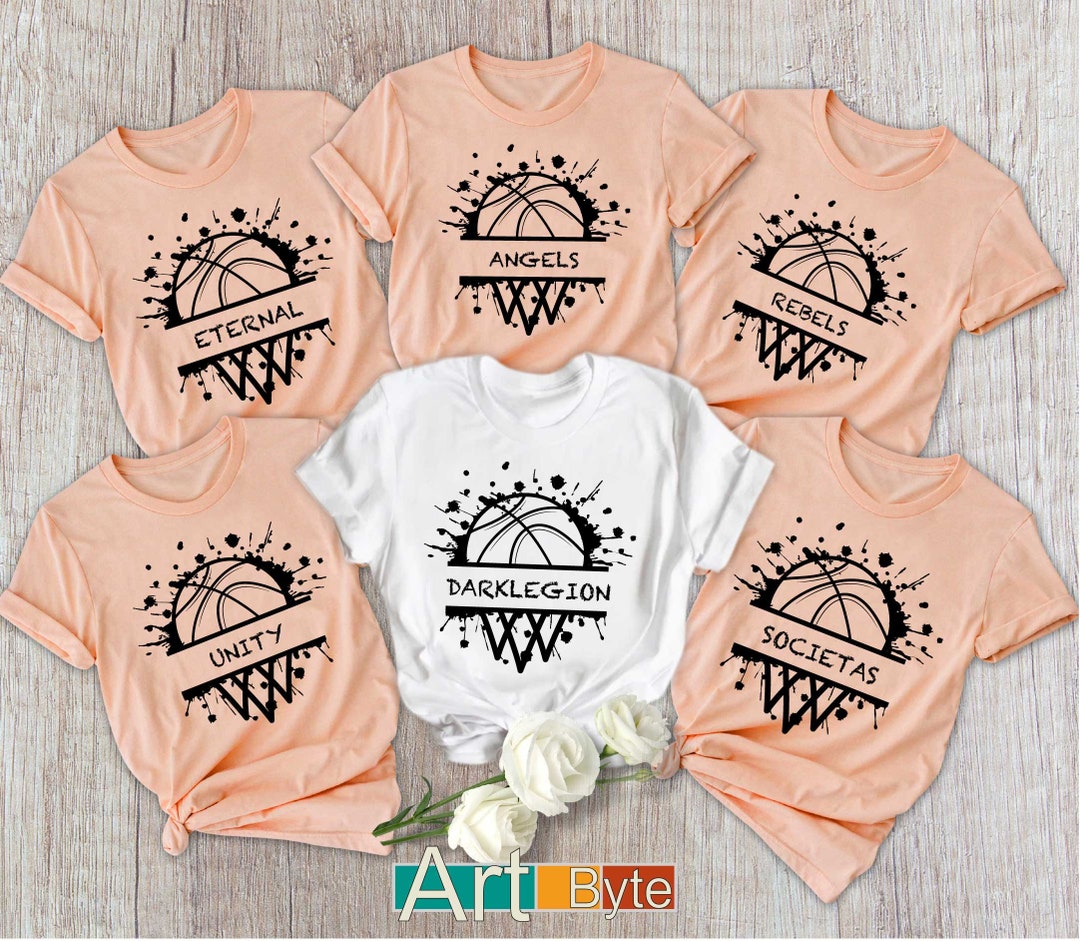 Custom Basketball Team Name Shirt, Your Name Basketball Shirt ...