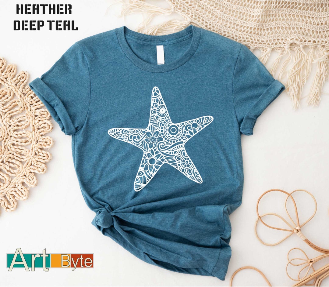 Starfish Shirt, Beach Shirt, Summer Shirt, Holiday Shirt, Adventure ...