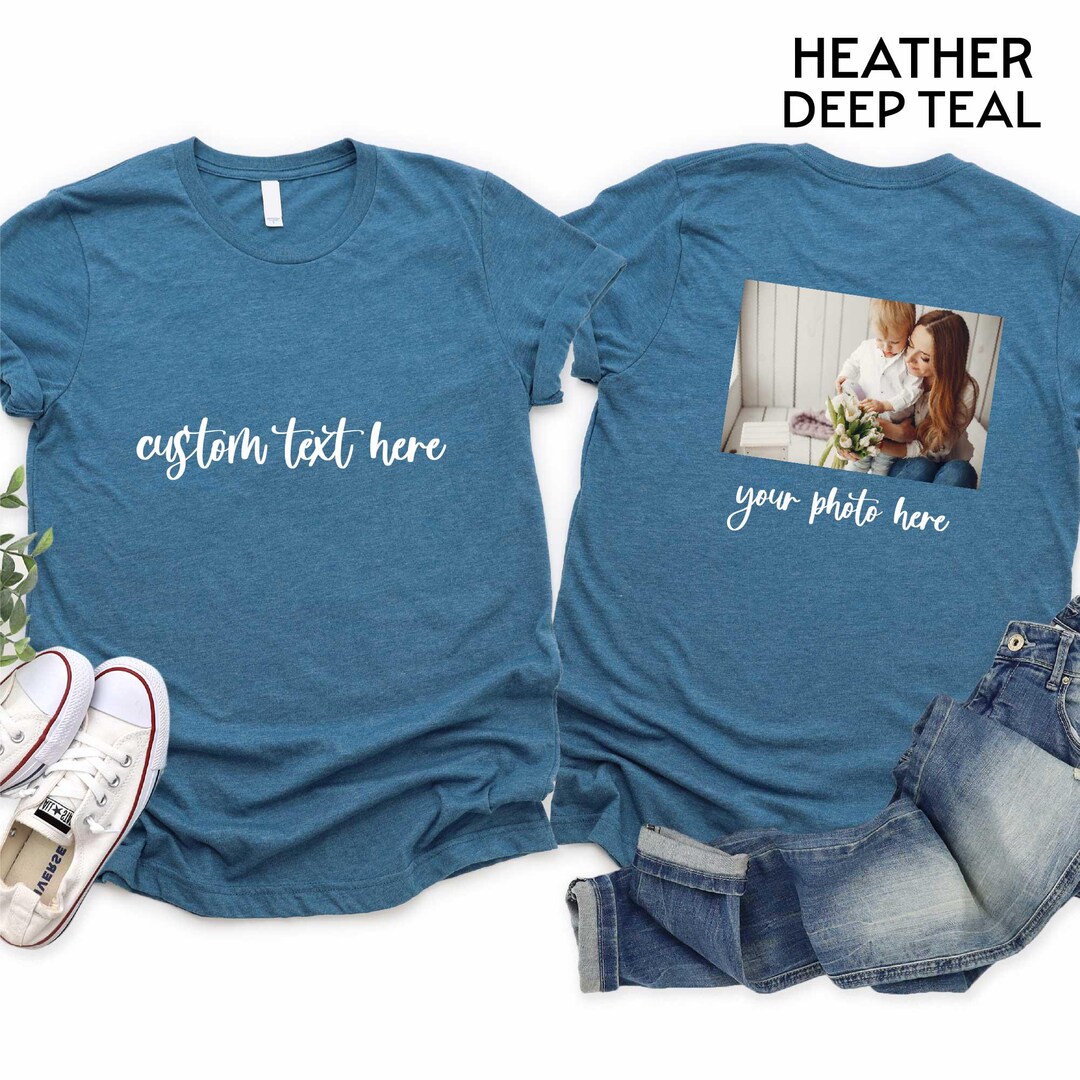 Custom Front and Back Shirt, Custom Shirt, Custom Sweater, Custom Text ...