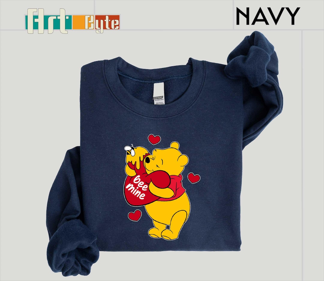 Bee Mine Winnie the Pooh Sweatshirt, Winnie the Pooh Shirt, Valentine’s ...