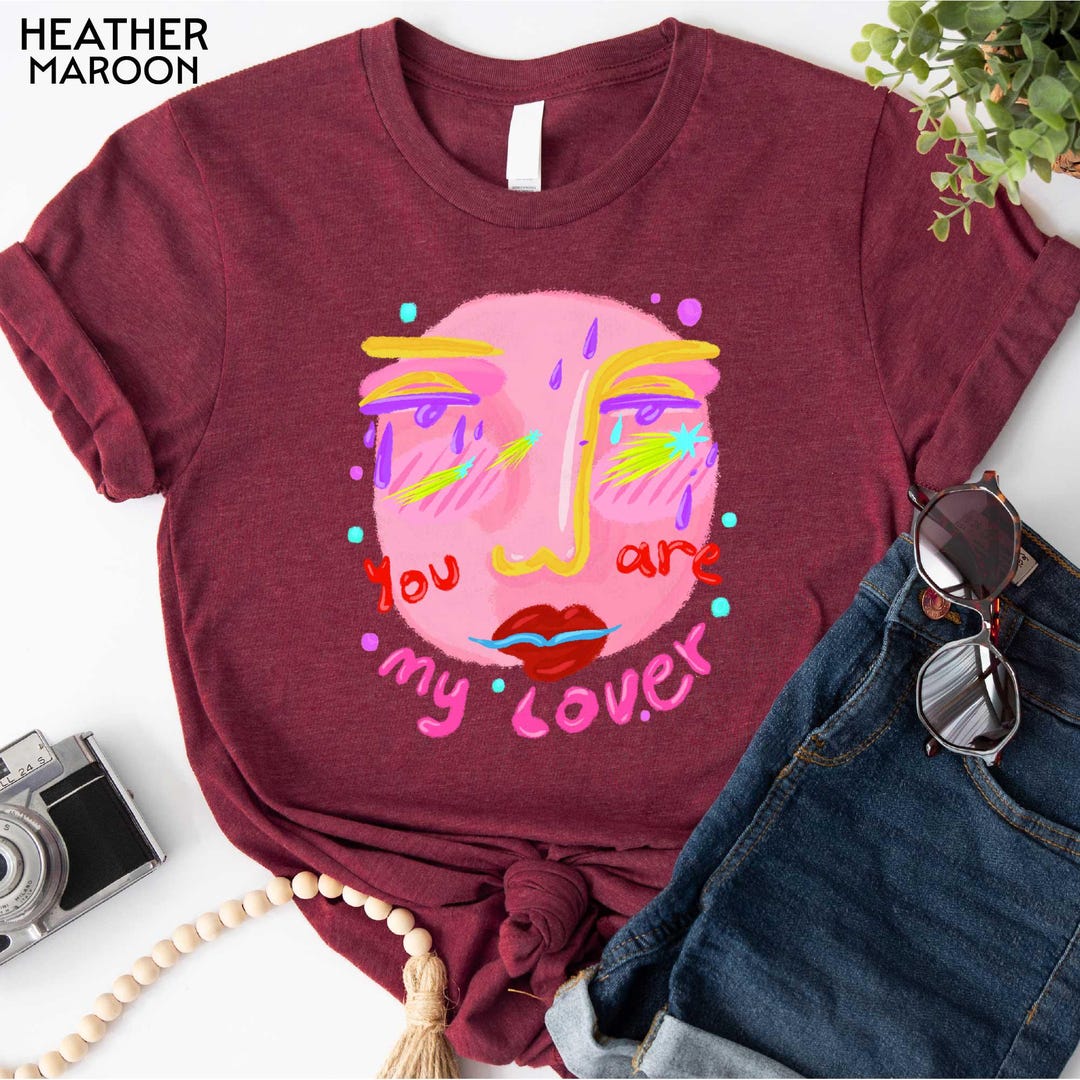 You Are My Lover Shirt, Romantic Couple Tee, Love Quote Tee, Couple ...