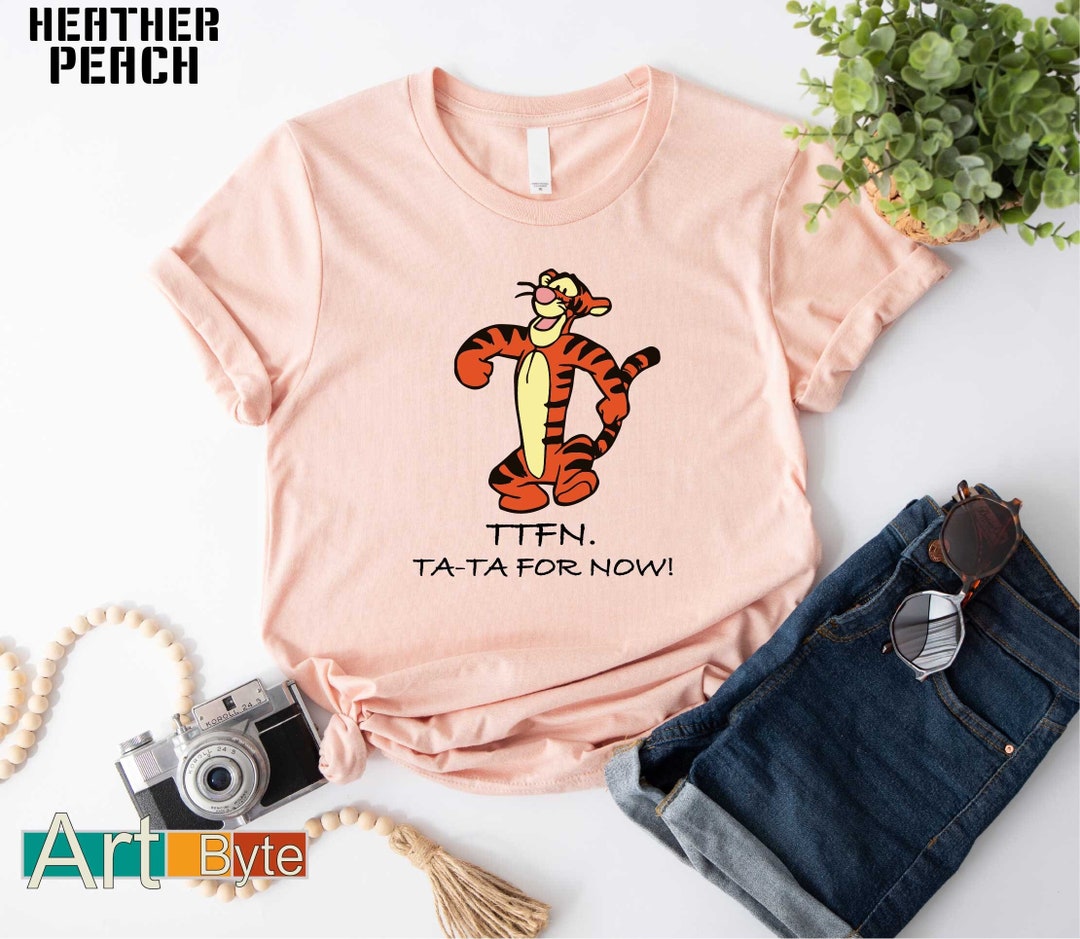 Tigger Winnie the Pooh TTFN Ta Ta for Now Shirt, Disney Family Matching ...