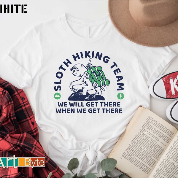 Sloth Hiking Team - Etsy