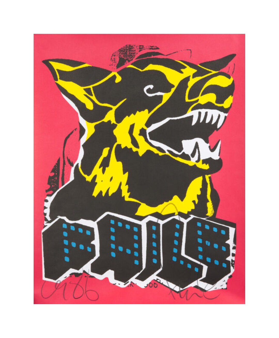 Faile, Dog, Silkscreen Print- Signed and Dated 2015 - Etsy