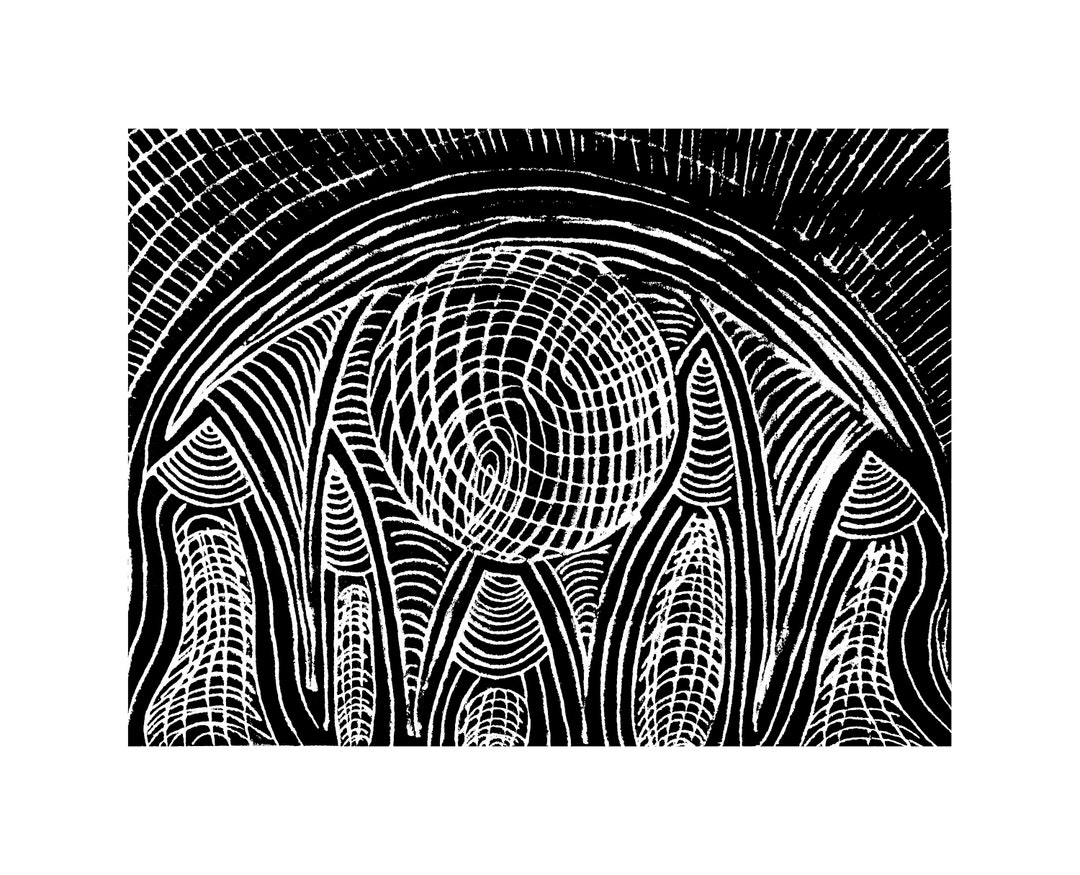 Structure, Original Print by Arthur Motch - Etsy