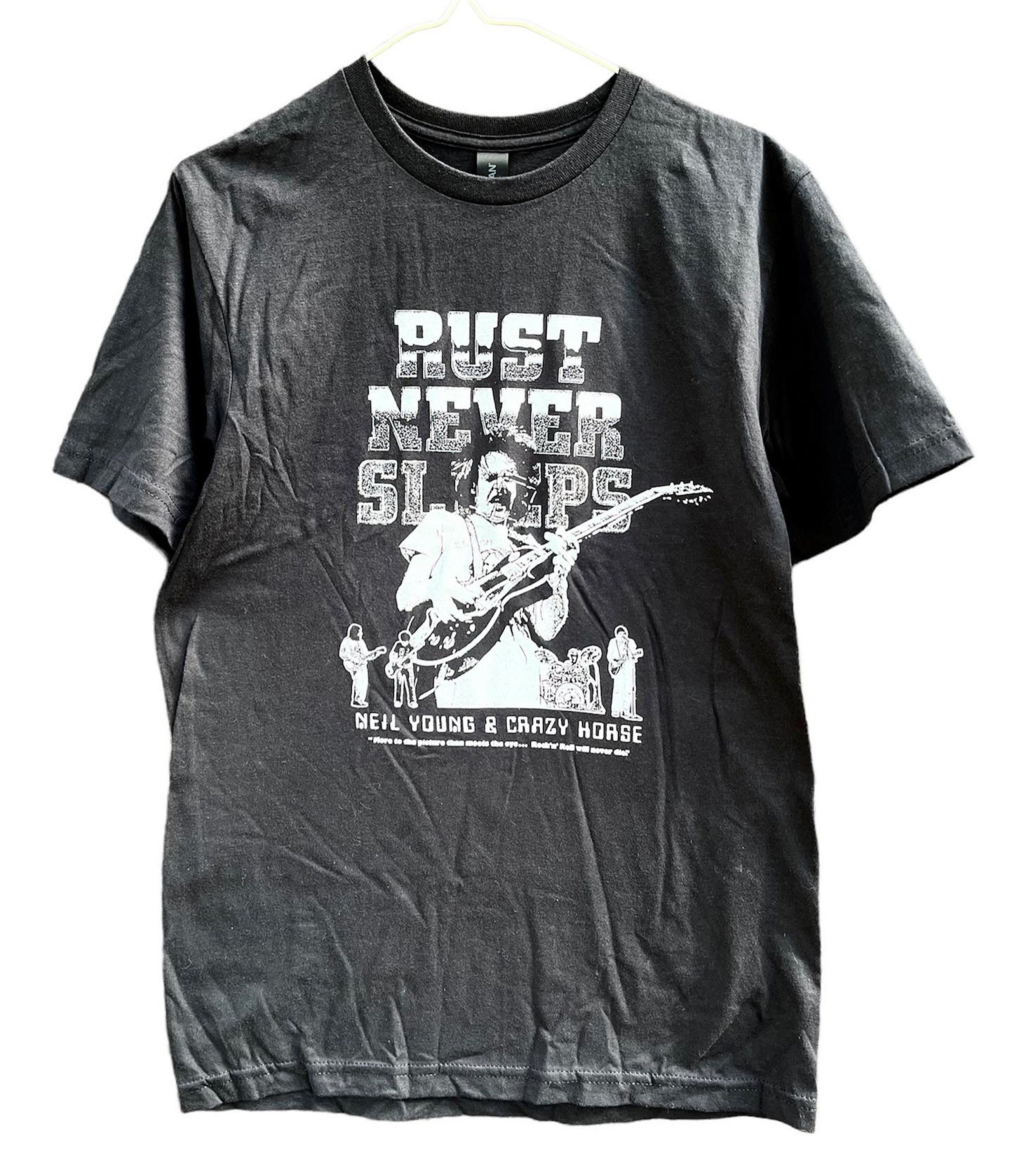 Neil Young & Crazy Horse "rust Never Sleeps" T-shirt - Etsy