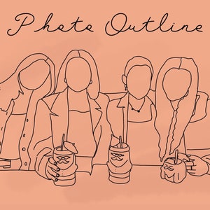 Custom Photo Outline, Line Art, Digital Product, Photo Art, Custom ...