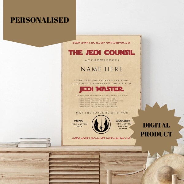 Jedi Master - Etsy