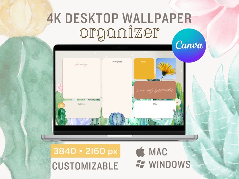 4K Desktop Wallpaper Organizer Computer Desktop Background Laptop ...